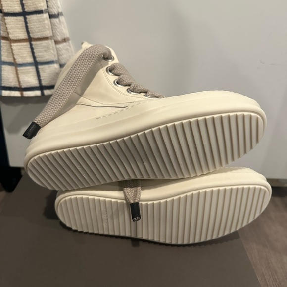 Rick Owens | Shoes | Rick Owens Jumbo Lace Geobaskets Milk Size 4 ...